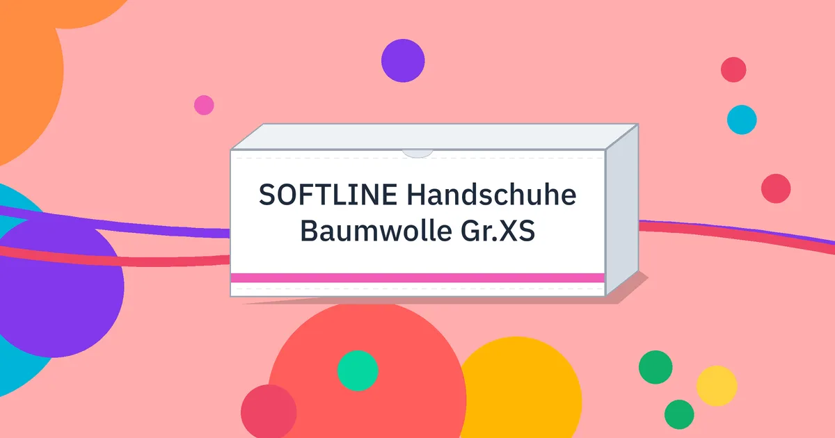 Symbolbild: Packung mit der Aufschrift SOFTLINE Handschuhe Baumwolle Gr.XS (PZN 08761477) – Verfügbarkeit und Bezug in Apotheken in Frankfurt am Main