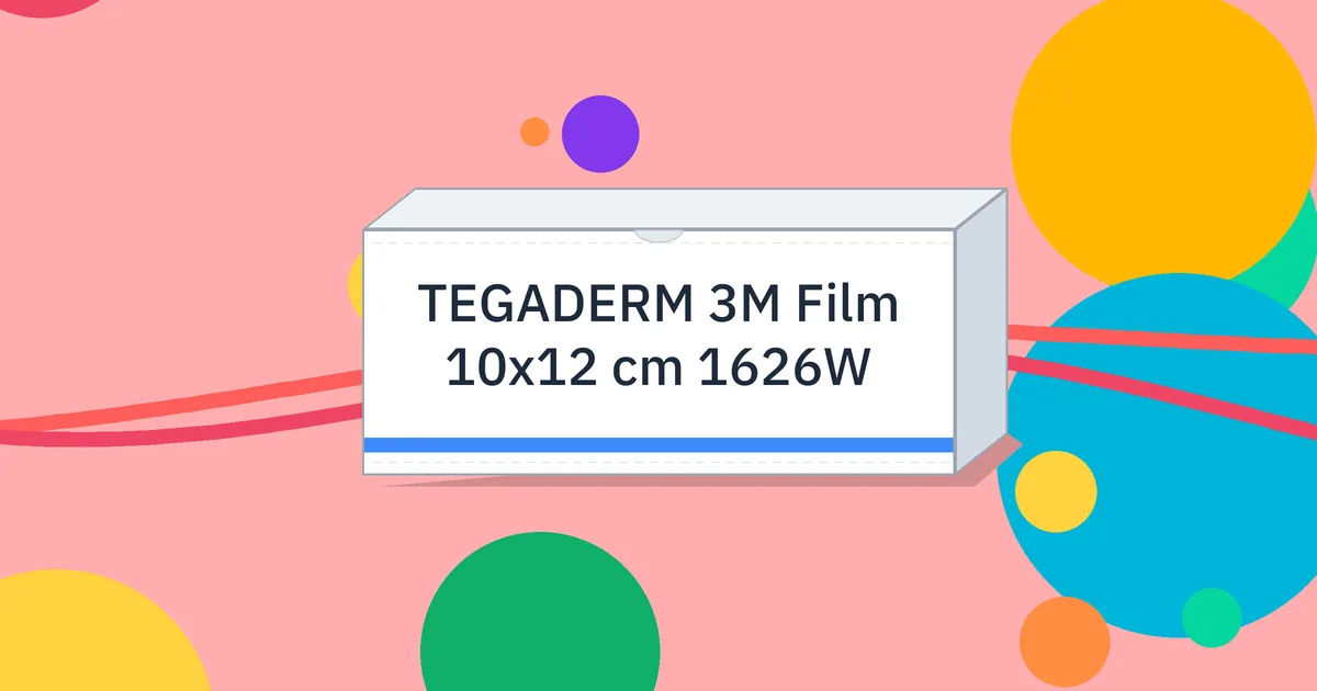 Symbolbild: Packung mit der Aufschrift TEGADERM 3M Film 10x12 cm 1626W (PZN 13351899) – Verfügbarkeit und Bezug in Apotheken in Frankfurt am Main