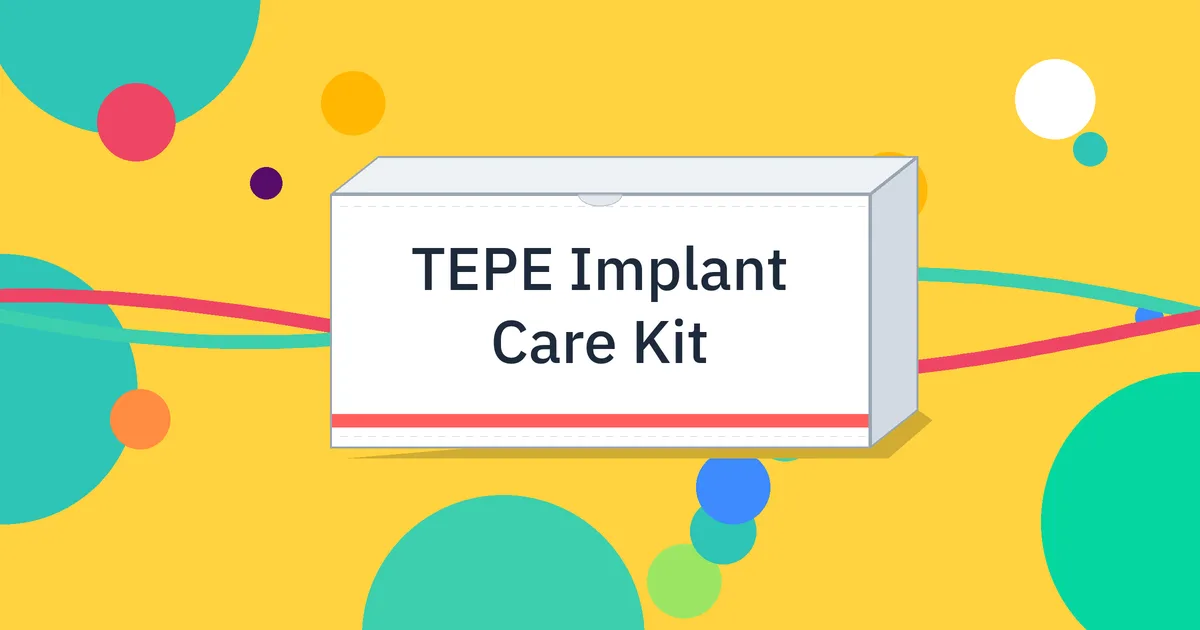 Symbolbild: Packung mit der Aufschrift TEPE Implant Care Kit (PZN 18389085) – Verfügbarkeit und Bezug in Apotheken in Frankfurt am Main
