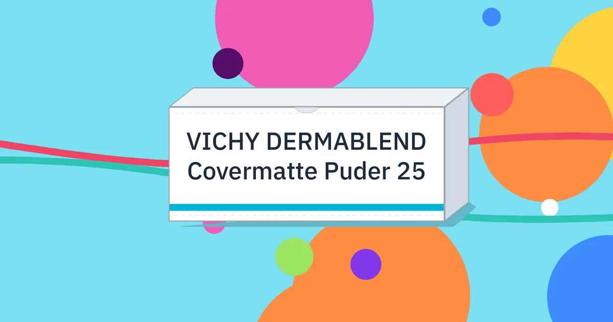 Symbolbild: Packung mit der Aufschrift VICHY DERMABLEND Covermatte Puder 25 (PZN 13426551) – Verfügbarkeit und Bezug in Apotheken in Frankfurt am Main