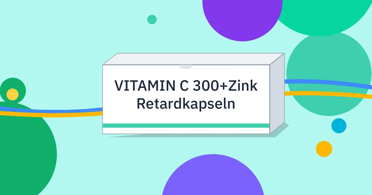 Symbolbild: Packung mit der Aufschrift VITAMIN C 300+Zink Retardkapseln (PZN 01063824) – Verfügbarkeit und Bezug in Apotheken in Frankfurt am Main