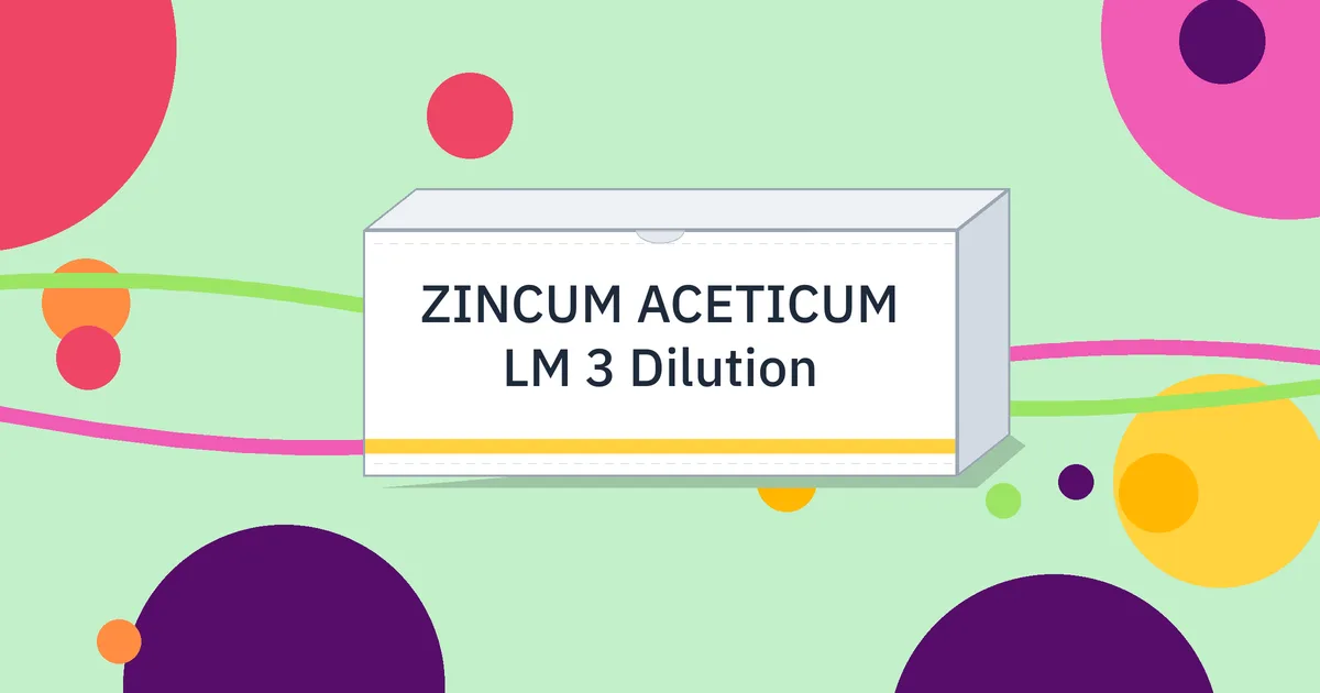 Symbolbild: Packung mit der Aufschrift ZINCUM ACETICUM LM 3 Dilution (PZN 13289367) – Verfügbarkeit und Bezug in Apotheken in Frankfurt am Main