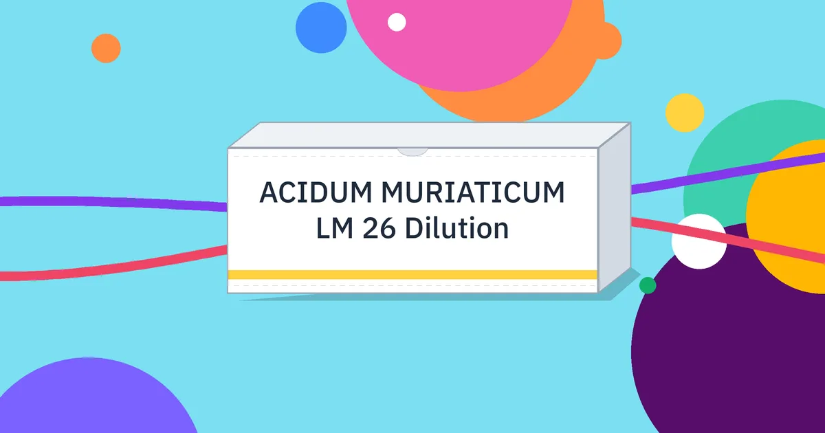 Symbolbild: Packung mit der Aufschrift ACIDUM MURIATICUM LM 26 Dilution (PZN 12752509) – Verfügbarkeit und Bezug in Apotheken in Frankfurt am Main