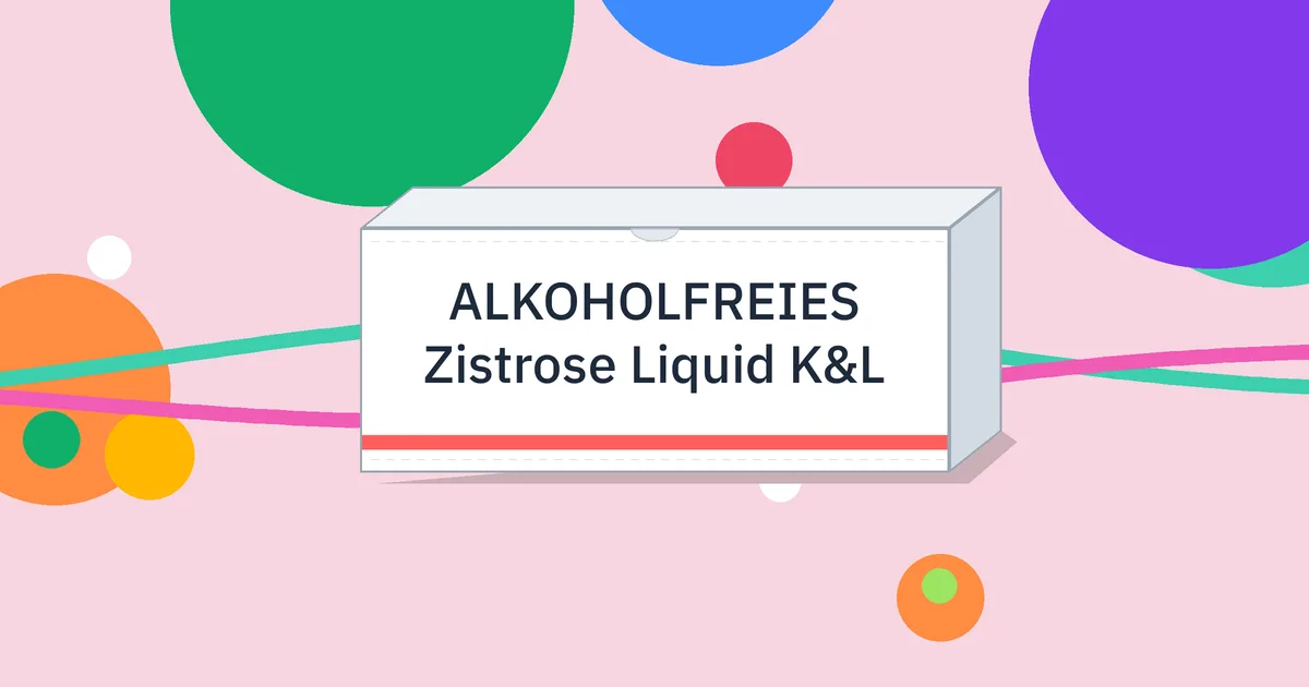 Symbolbild: Packung mit der Aufschrift ALKOHOLFREIES Zistrose Liquid K&L (PZN 16900562) – Verfügbarkeit und Bezug in Apotheken in Frankfurt am Main