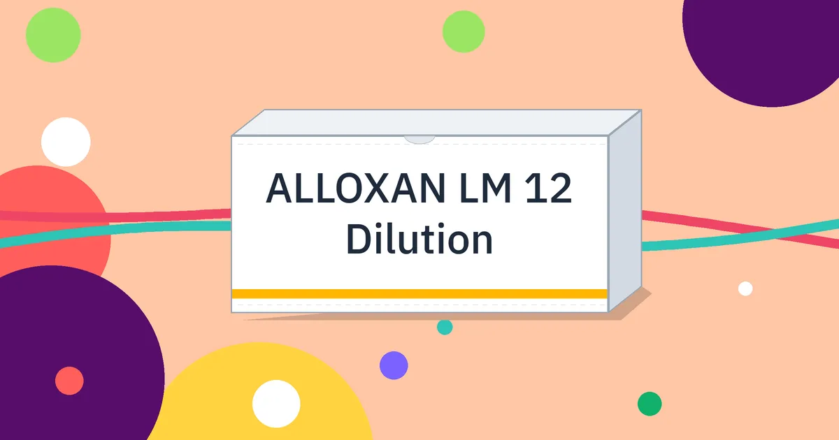 Symbolbild: Packung mit der Aufschrift ALLOXAN LM 12 Dilution (PZN 13312020) – Verfügbarkeit und Bezug in Apotheken in Frankfurt am Main