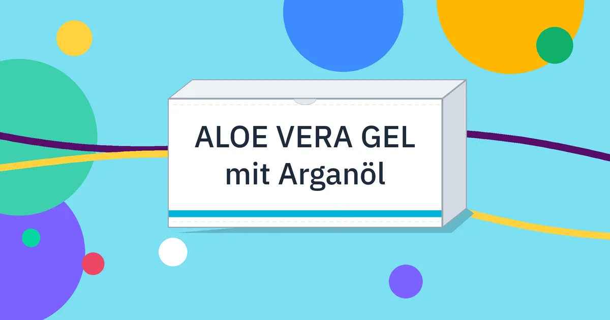 Symbolbild: Packung mit der Aufschrift ALOE VERA GEL mit Arganöl (PZN 11023808) – Verfügbarkeit und Bezug in Apotheken in Frankfurt am Main
