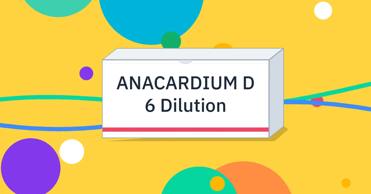 Symbolbild: Packung mit der Aufschrift ANACARDIUM D 6 Dilution (PZN 01756705) – Verfügbarkeit und Bezug in Apotheken in Frankfurt am Main