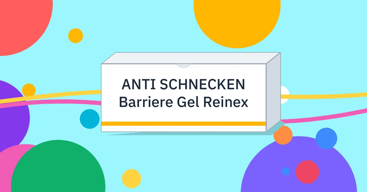 Symbolbild: Packung mit der Aufschrift ANTI SCHNECKEN Barriere Gel Reinex (PZN 19960725) – Verfügbarkeit und Bezug in Apotheken in Frankfurt am Main