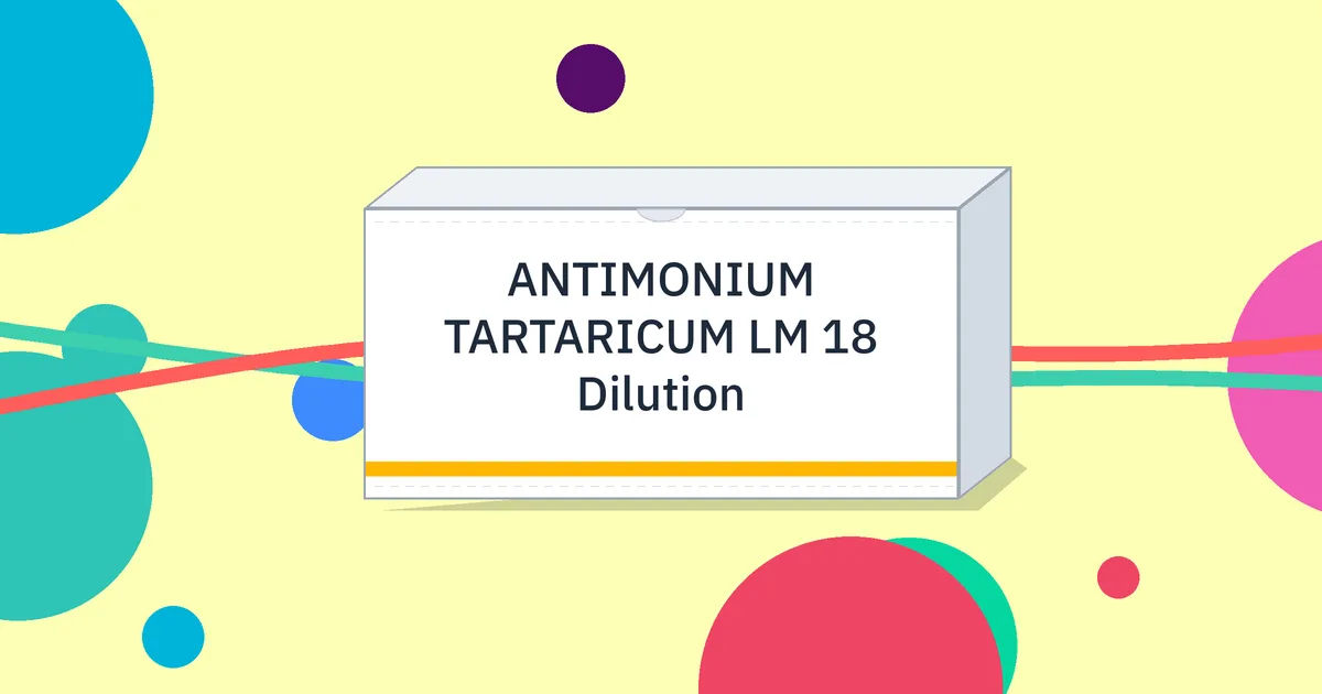 Symbolbild: Packung mit der Aufschrift ANTIMONIUM TARTARICUM LM 18 Dilution (PZN 07539239) – Verfügbarkeit und Bezug in Apotheken in Frankfurt am Main