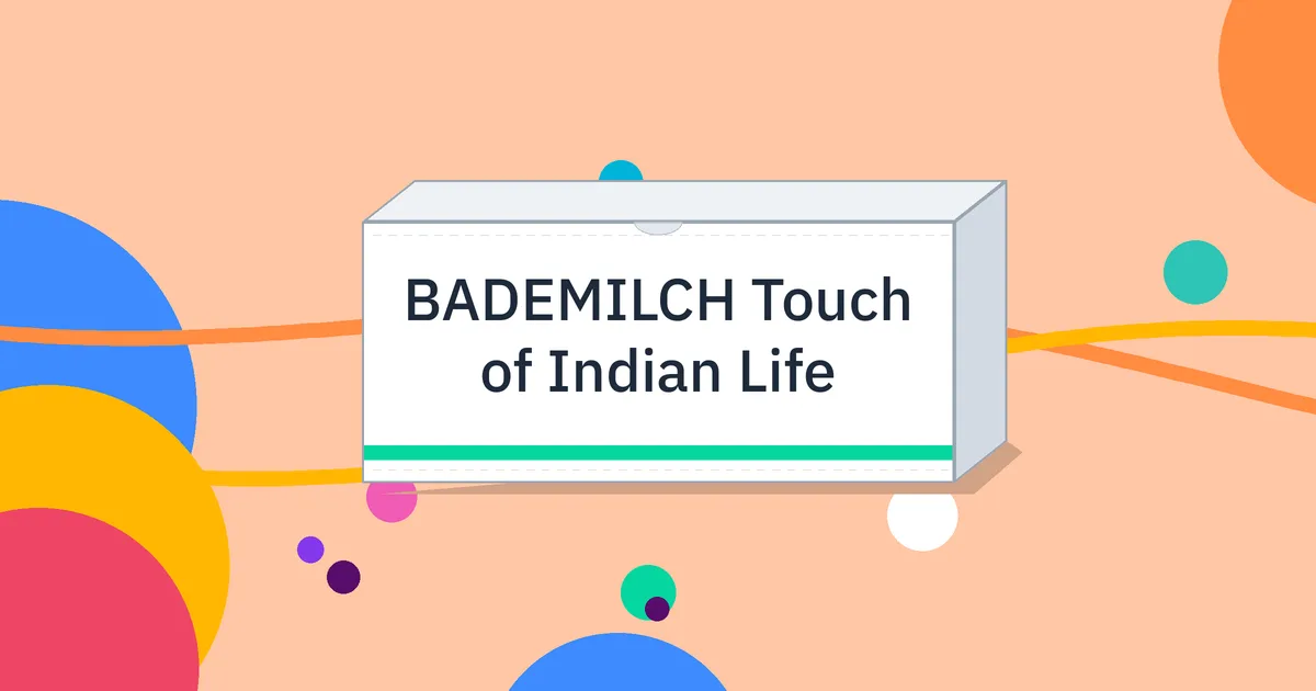 Symbolbild: Packung mit der Aufschrift BADEMILCH Touch of Indian Life (PZN 13972609) – Verfügbarkeit und Bezug in Apotheken in Frankfurt am Main