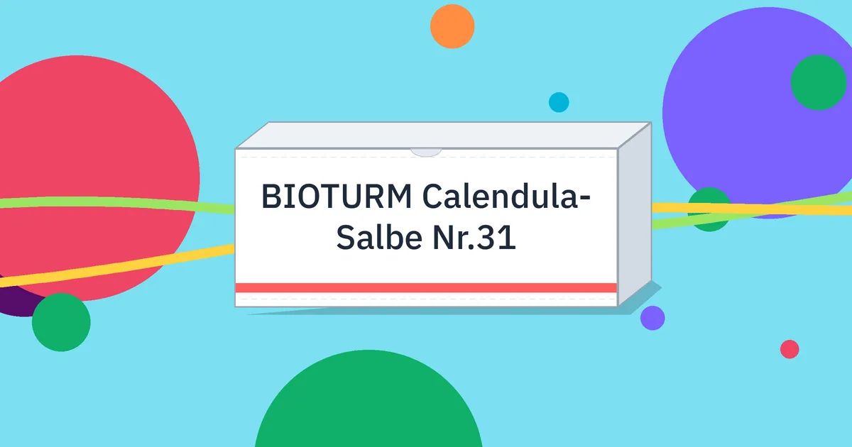 Symbolbild: Packung mit der Aufschrift BIOTURM Calendula-Salbe Nr.31 (PZN 09207932) – Verfügbarkeit und Bezug in Apotheken in Frankfurt am Main