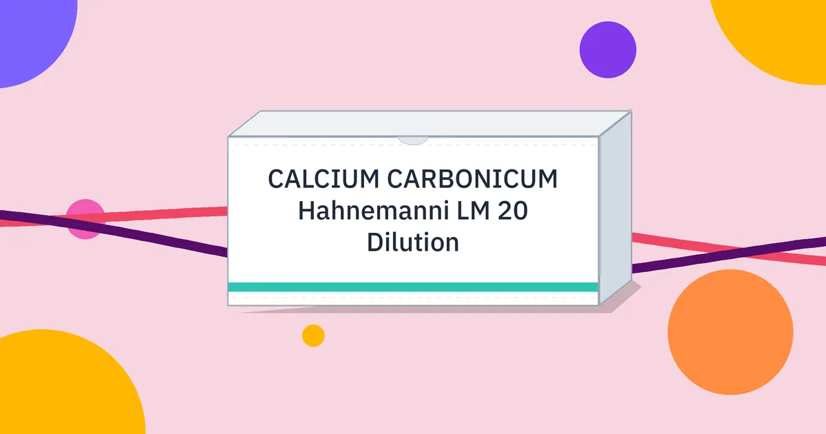 Symbolbild: Packung mit der Aufschrift CALCIUM CARBONICUM Hahnemanni LM 20 Dilution (PZN 12803589) – Verfügbarkeit und Bezug in Apotheken in Frankfurt am Main