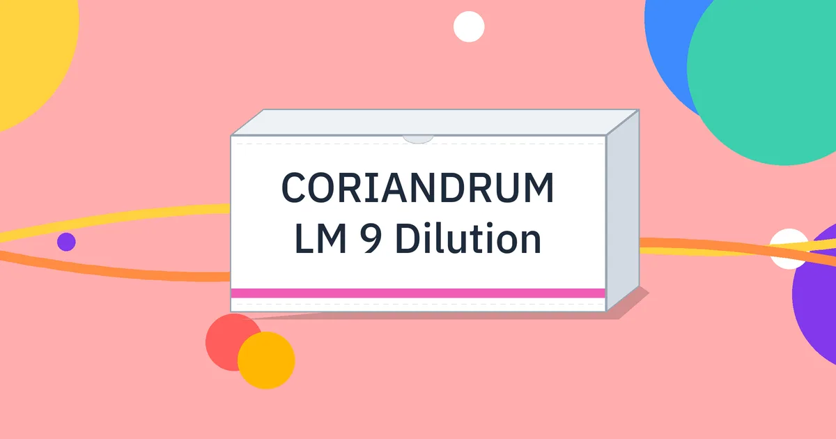 Symbolbild: Packung mit der Aufschrift CORIANDRUM LM 9 Dilution (PZN 12834408) – Verfügbarkeit und Bezug in Apotheken in Frankfurt am Main
