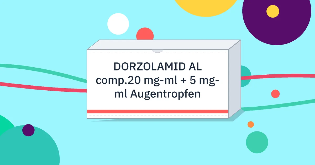 Symbolbild: Packung mit der Aufschrift DORZOLAMID AL comp.20 mg-ml + 5 mg-ml Augentropfen (PZN 07794730) – Verfügbarkeit und Bezug in Apotheken in Frankfurt am Main