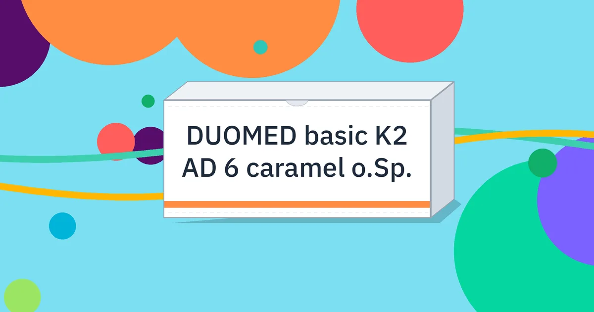 Symbolbild: Packung mit der Aufschrift DUOMED basic K2 AD 6 caramel o.Sp. (PZN 20906642) – Verfügbarkeit und Bezug in Apotheken in Frankfurt am Main