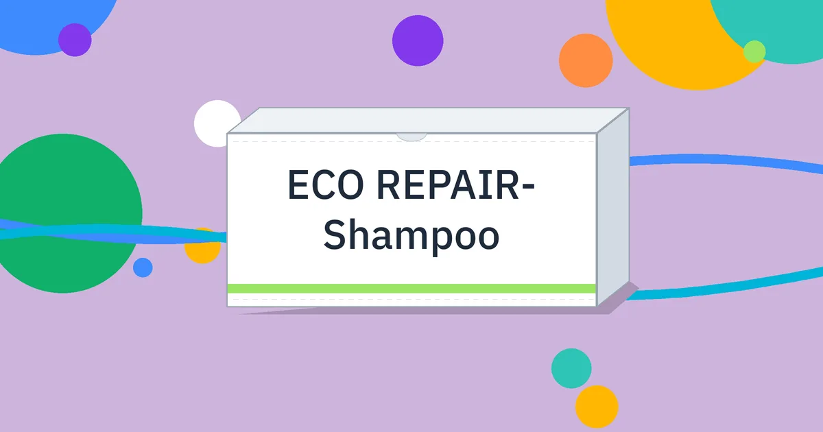 Symbolbild: Packung mit der Aufschrift ECO REPAIR-Shampoo (PZN 17532882) – Verfügbarkeit und Bezug in Apotheken in Frankfurt am Main