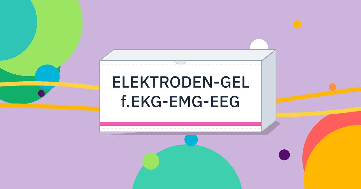 Symbolbild: Packung mit der Aufschrift ELEKTRODEN-GEL f.EKG-EMG-EEG (PZN 05452161) – Verfügbarkeit und Bezug in Apotheken in Frankfurt am Main
