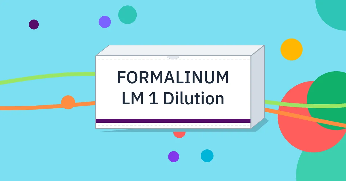Symbolbild: Packung mit der Aufschrift FORMALINUM LM 1 Dilution (PZN 12873443) – Verfügbarkeit und Bezug in Apotheken in Frankfurt am Main