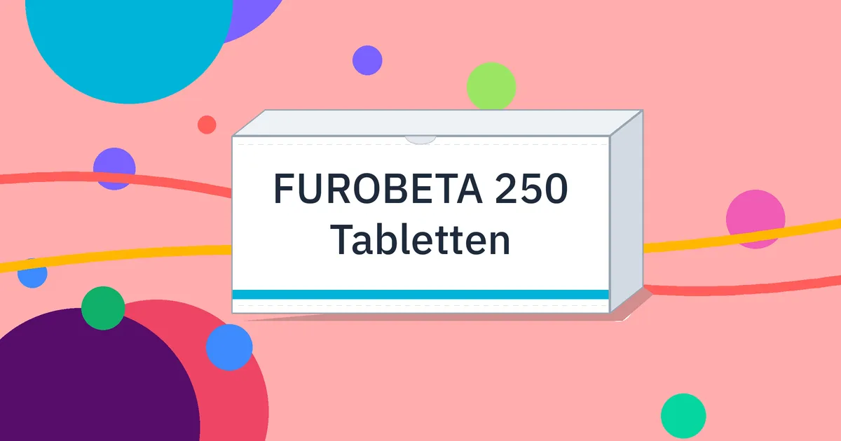 Symbolbild: Packung mit der Aufschrift FUROBETA 250 Tabletten (PZN 07266511) – Verfügbarkeit und Bezug in Apotheken in Frankfurt am Main