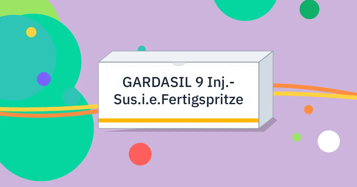 Symbolbild: Packung mit der Aufschrift GARDASIL 9 Inj.-Sus.i.e.Fertigspritze (PZN 19822992) – Verfügbarkeit und Bezug in Apotheken in Frankfurt am Main