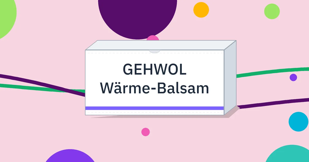 Symbolbild: Packung mit der Aufschrift GEHWOL Wärme-Balsam (PZN 02340757) – Verfügbarkeit und Bezug in Apotheken in Frankfurt am Main