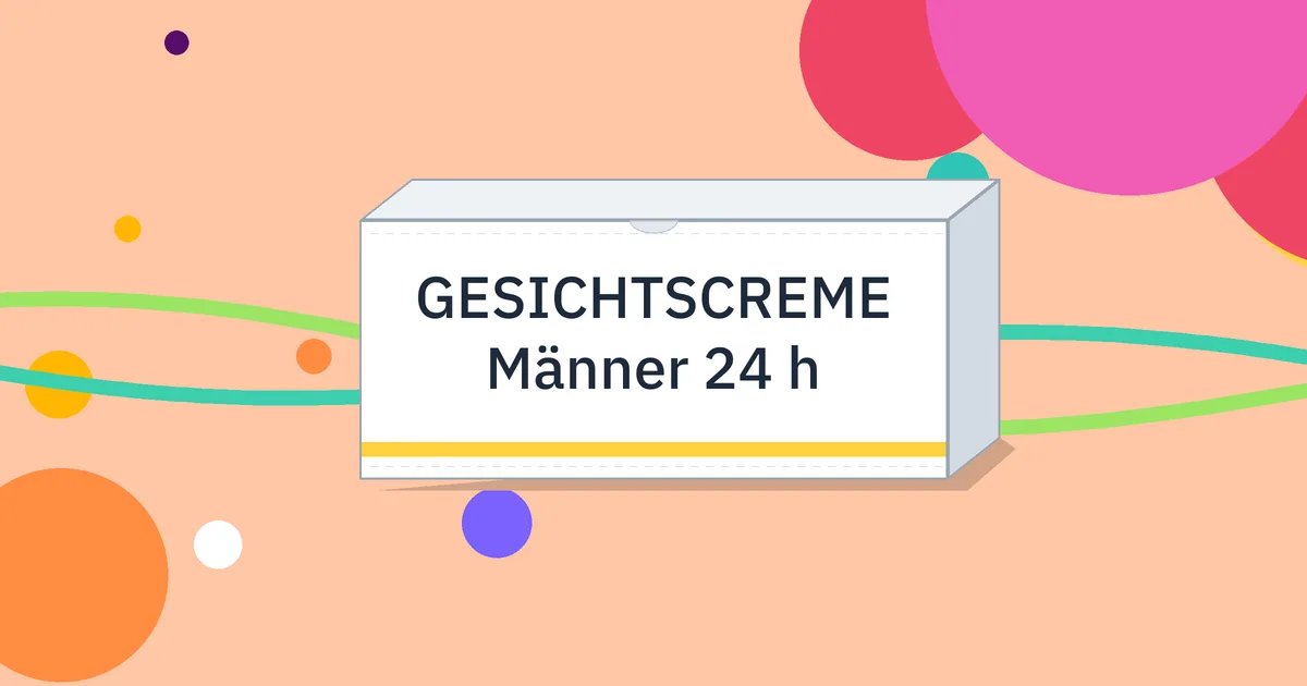 Symbolbild: Packung mit der Aufschrift GESICHTSCREME Männer 24 h (PZN 17428908) – Verfügbarkeit und Bezug in Apotheken in Frankfurt am Main