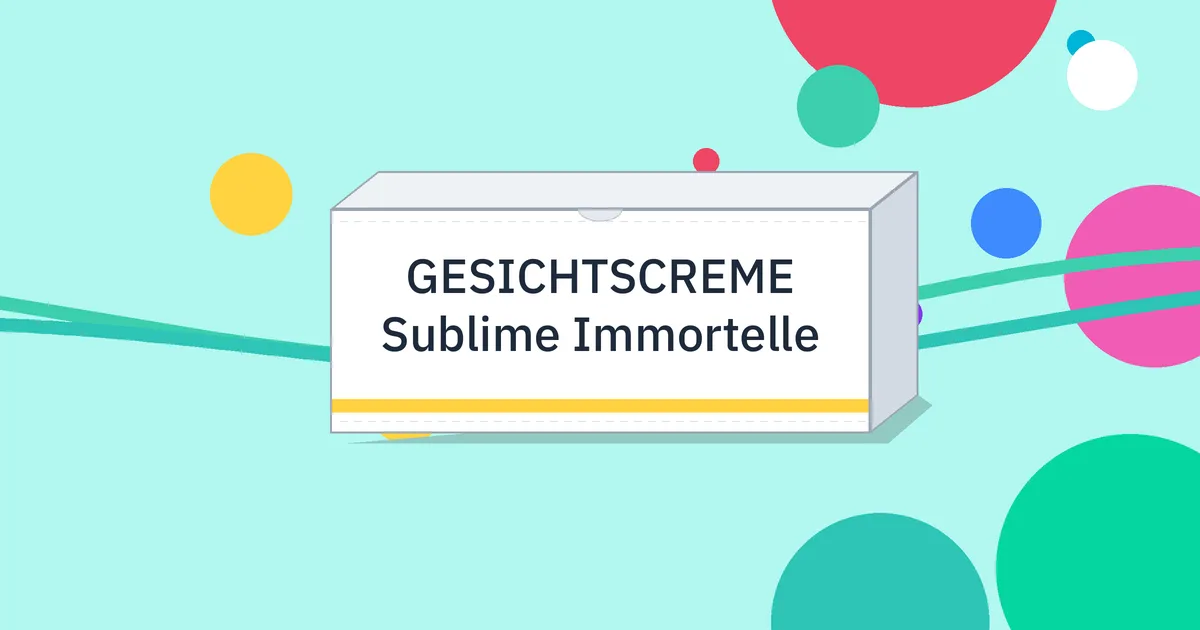 Symbolbild: Packung mit der Aufschrift GESICHTSCREME Sublime Immortelle (PZN 20172849) – Verfügbarkeit und Bezug in Apotheken in Frankfurt am Main