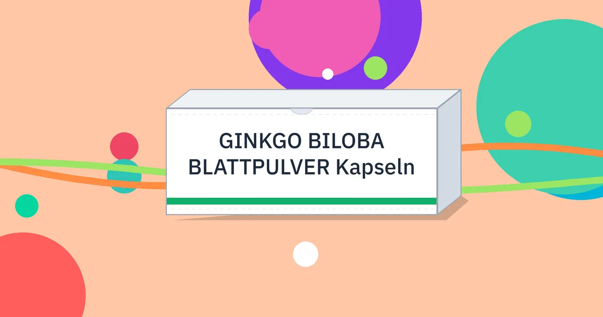 Symbolbild: Packung mit der Aufschrift GINKGO BILOBA BLATTPULVER Kapseln (PZN 14241196) – Verfügbarkeit und Bezug in Apotheken in Frankfurt am Main