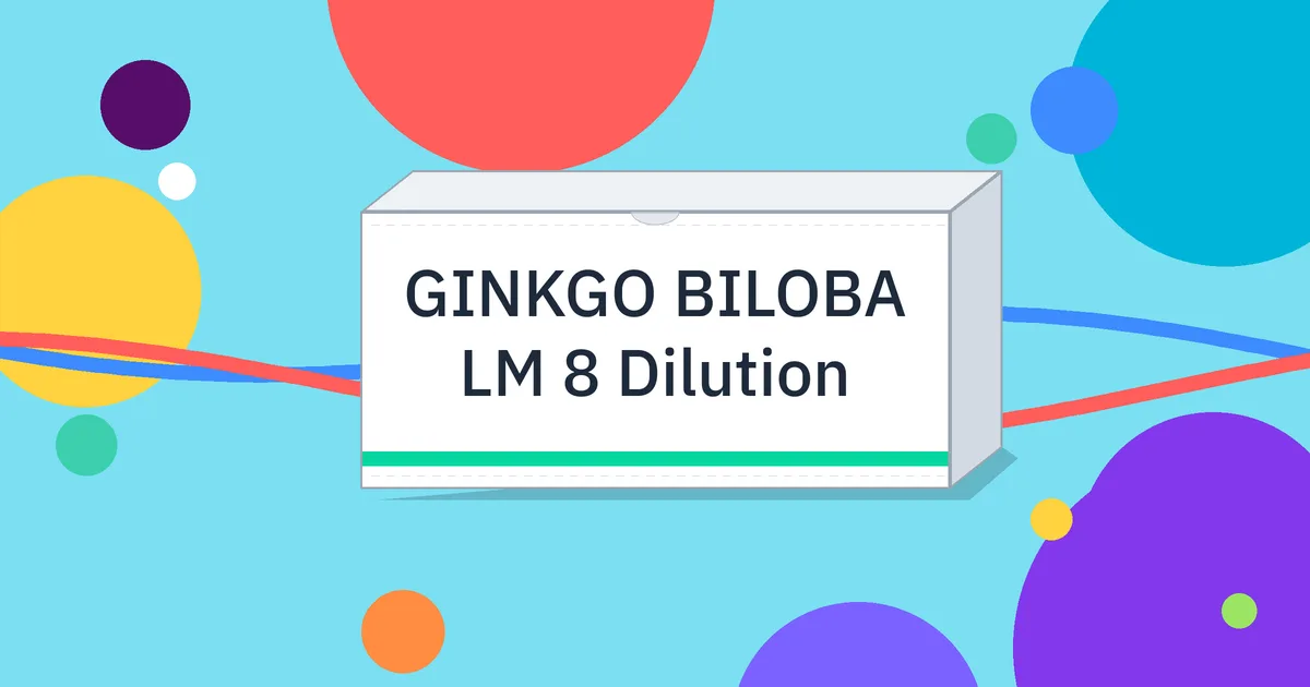 Symbolbild: Packung mit der Aufschrift GINKGO BILOBA LM 8 Dilution (PZN 12878015) – Verfügbarkeit und Bezug in Apotheken in Frankfurt am Main