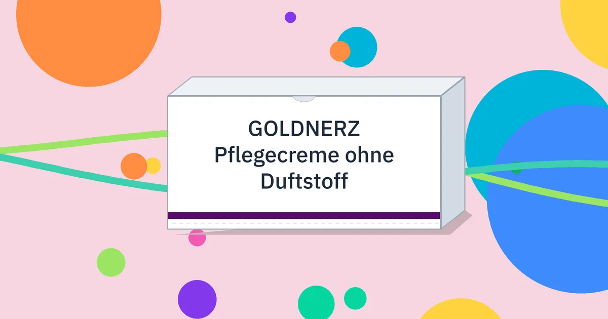 Symbolbild: Packung mit der Aufschrift GOLDNERZ Pflegecreme ohne Duftstoff (PZN 03425289) – Verfügbarkeit und Bezug in Apotheken in Frankfurt am Main
