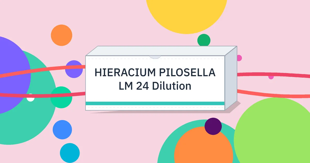 Symbolbild: Packung mit der Aufschrift HIERACIUM PILOSELLA LM 24 Dilution (PZN 13553611) – Verfügbarkeit und Bezug in Apotheken in Frankfurt am Main