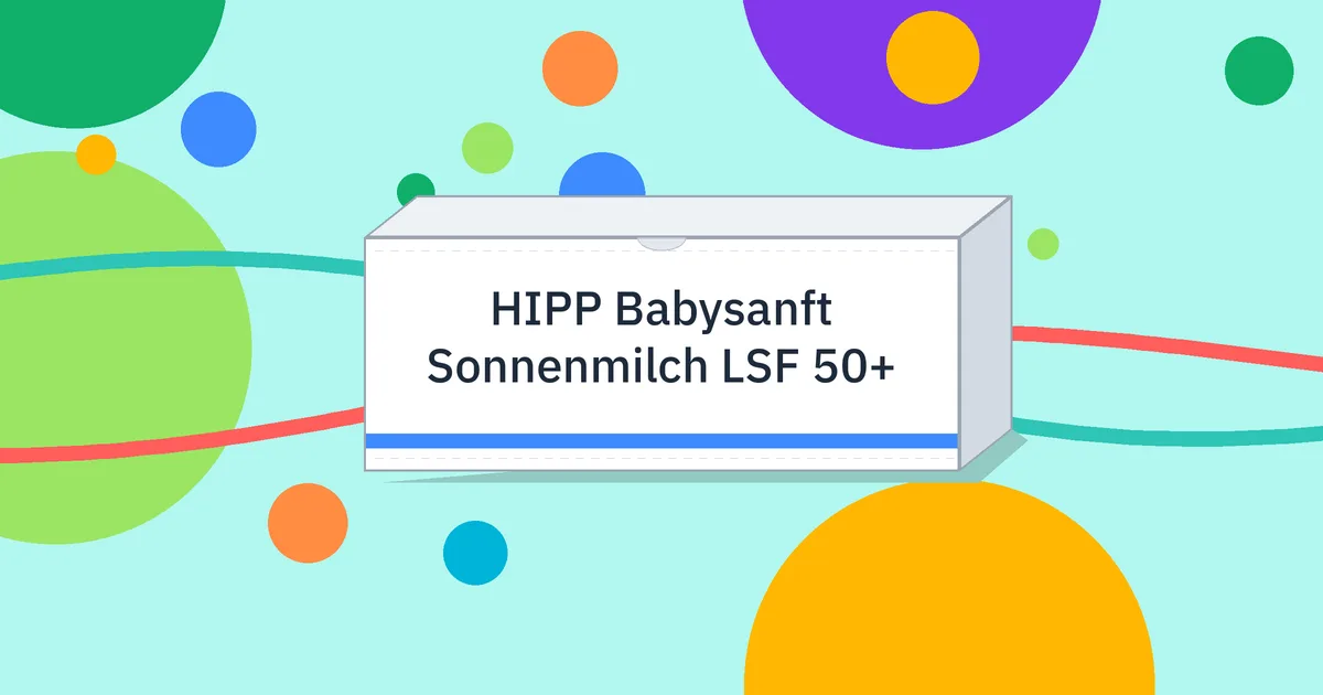 Symbolbild: Packung mit der Aufschrift HIPP Babysanft Sonnenmilch LSF 50+ (PZN 16791676) – Verfügbarkeit und Bezug in Apotheken in Frankfurt am Main