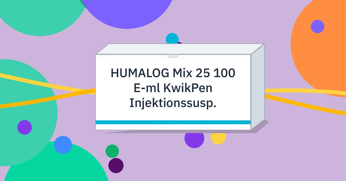 Symbolbild: Packung mit der Aufschrift HUMALOG Mix 25 100 E-ml KwikPen Injektionssusp. (PZN 05460396) – Verfügbarkeit und Bezug in Apotheken in Frankfurt am Main