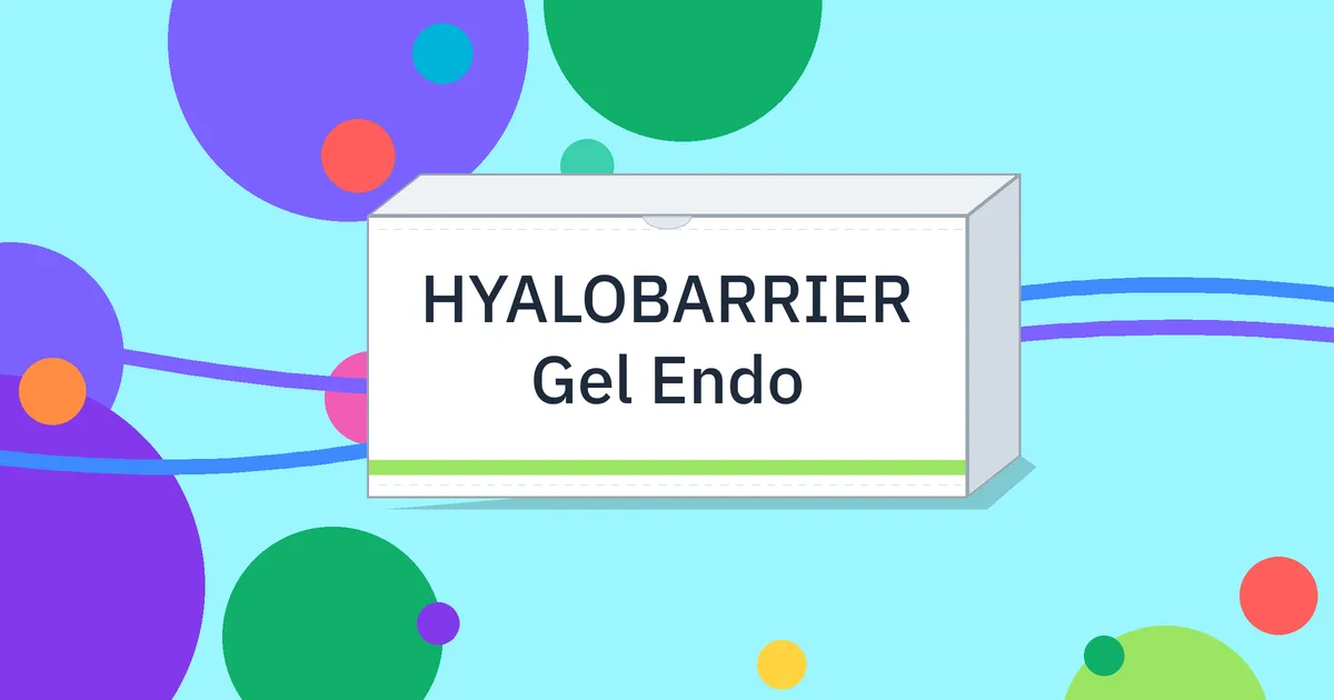 Symbolbild: Packung mit der Aufschrift HYALOBARRIER Gel Endo (PZN 04506280) – Verfügbarkeit und Bezug in Apotheken in Frankfurt am Main