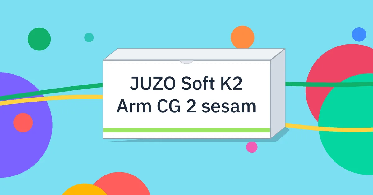 Symbolbild: Packung mit der Aufschrift JUZO Soft K2 Arm CG 2 sesam (PZN 15512059) – Verfügbarkeit und Bezug in Apotheken in Frankfurt am Main