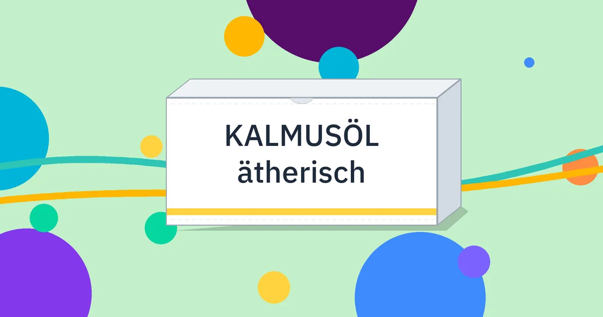 Symbolbild: Packung mit der Aufschrift KALMUSÖL ätherisch (PZN 15407517) – Verfügbarkeit und Bezug in Apotheken in Frankfurt am Main