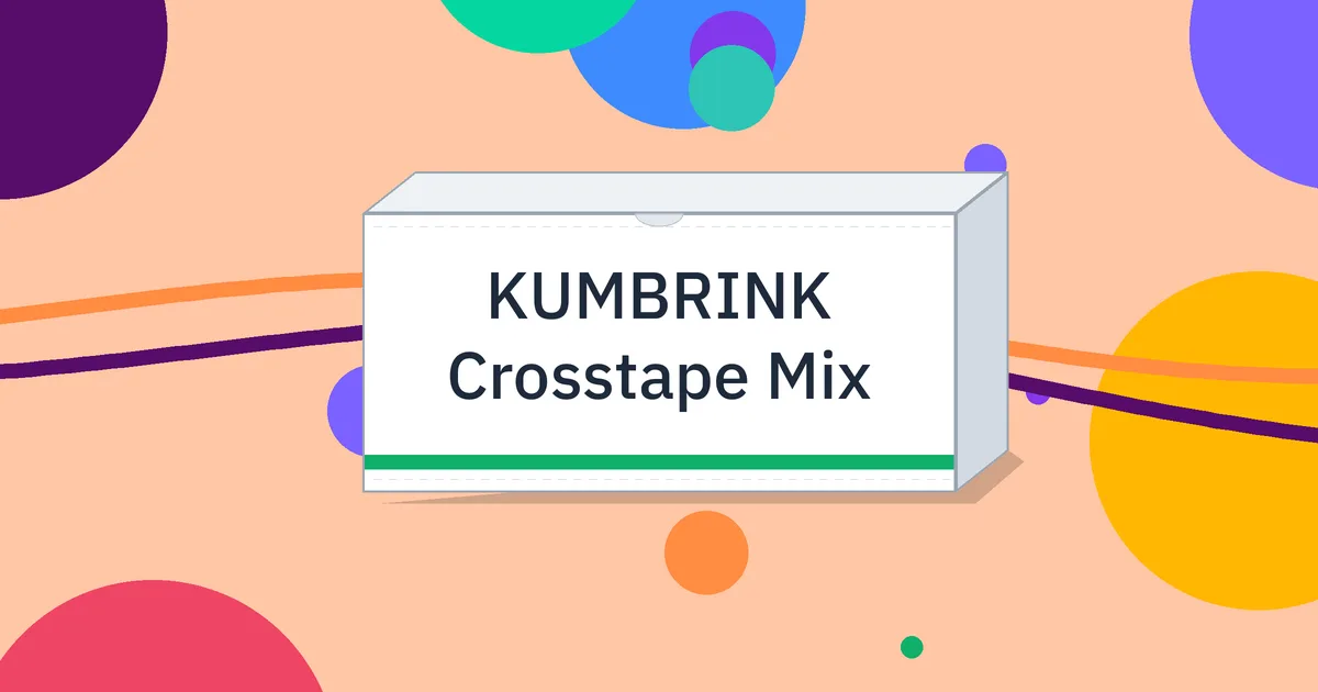 Symbolbild: Packung mit der Aufschrift KUMBRINK Crosstape Mix (PZN 17455130) – Verfügbarkeit und Bezug in Apotheken in Frankfurt am Main