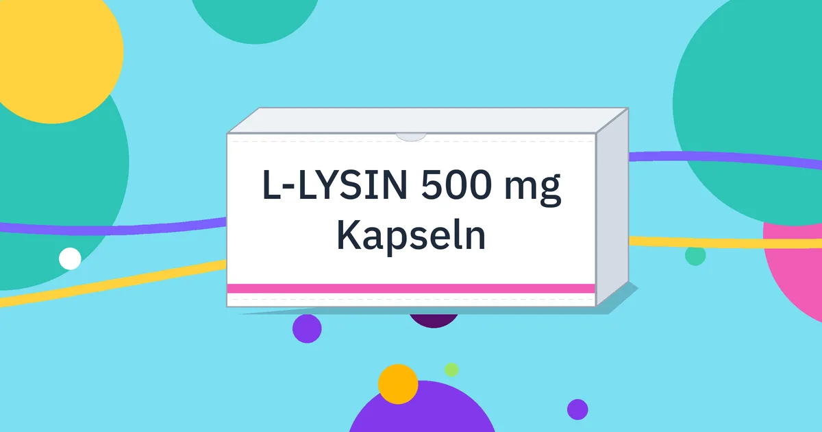 Symbolbild: Packung mit der Aufschrift L-LYSIN 500 mg Kapseln (PZN 18715159) – Verfügbarkeit und Bezug in Apotheken in Frankfurt am Main