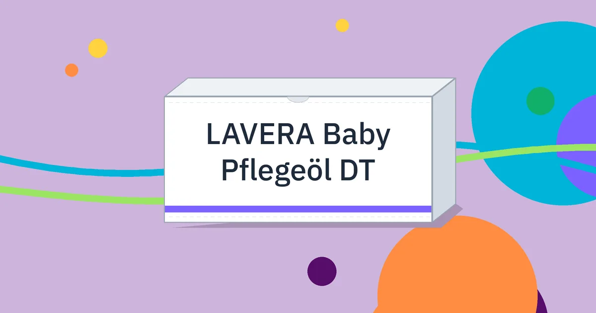 Symbolbild: Packung mit der Aufschrift LAVERA Baby Pflegeöl DT (PZN 19248607) – Verfügbarkeit und Bezug in Apotheken in Frankfurt am Main