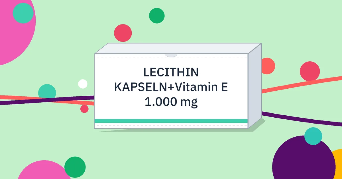 Symbolbild: Packung mit der Aufschrift LECITHIN KAPSELN+Vitamin E 1.000 mg (PZN 04672481) – Verfügbarkeit und Bezug in Apotheken in Frankfurt am Main