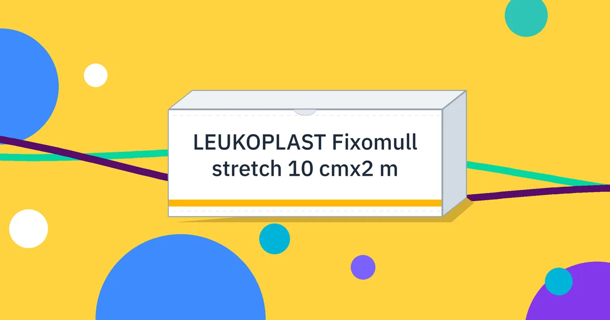 Symbolbild: Packung mit der Aufschrift LEUKOPLAST Fixomull stretch 10 cmx2 m (PZN 17866123) – Verfügbarkeit und Bezug in Apotheken in Frankfurt am Main