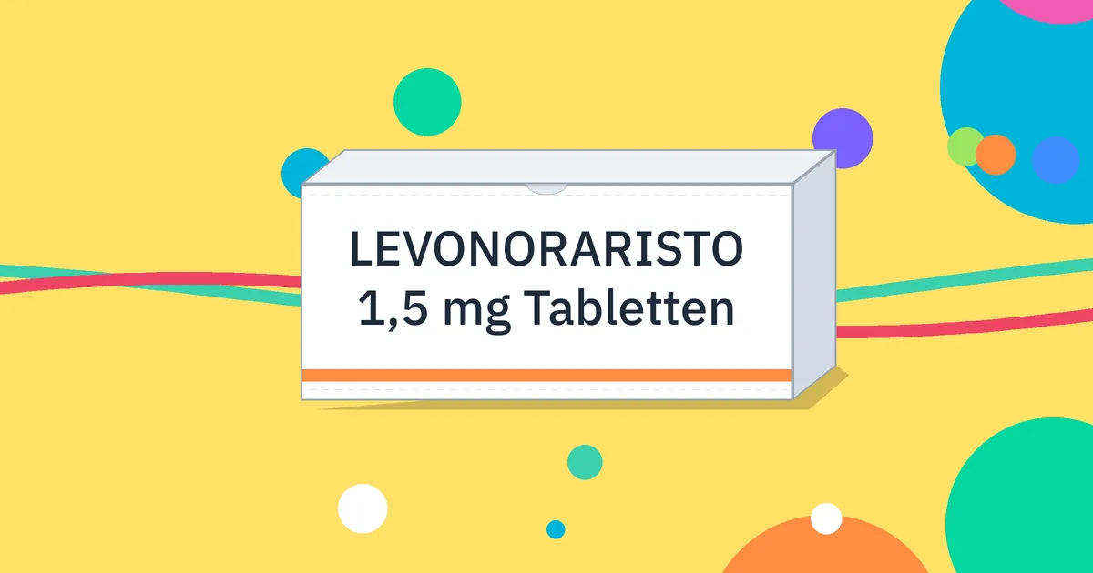 Symbolbild: Packung mit der Aufschrift LEVONORARISTO 1,5 mg Tabletten (PZN 11022921) – Verfügbarkeit und Bezug in Apotheken in Frankfurt am Main