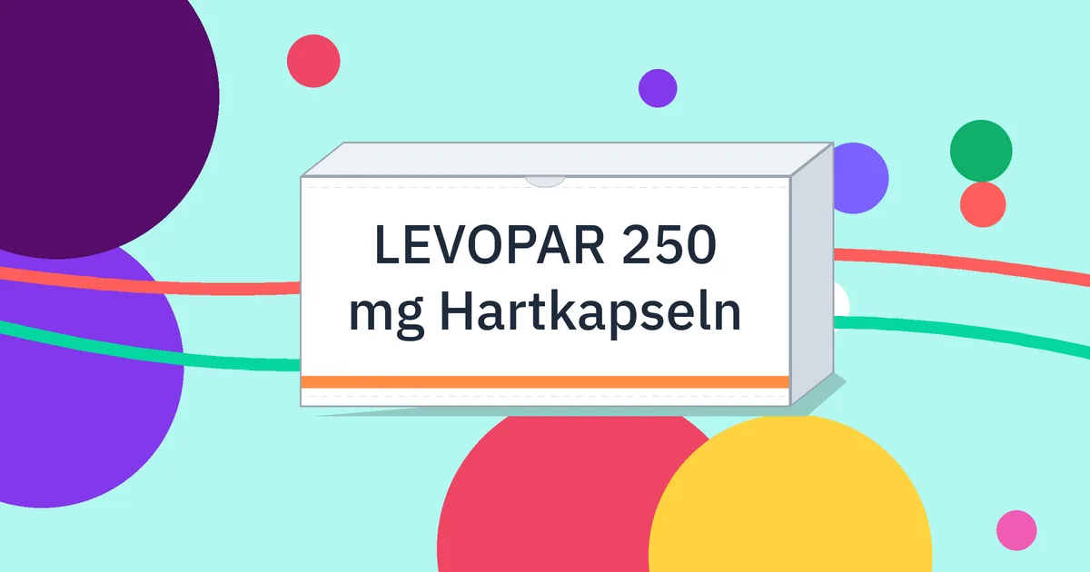 Symbolbild: Packung mit der Aufschrift LEVOPAR 250 mg Hartkapseln (PZN 00189658) – Verfügbarkeit und Bezug in Apotheken in Frankfurt am Main
