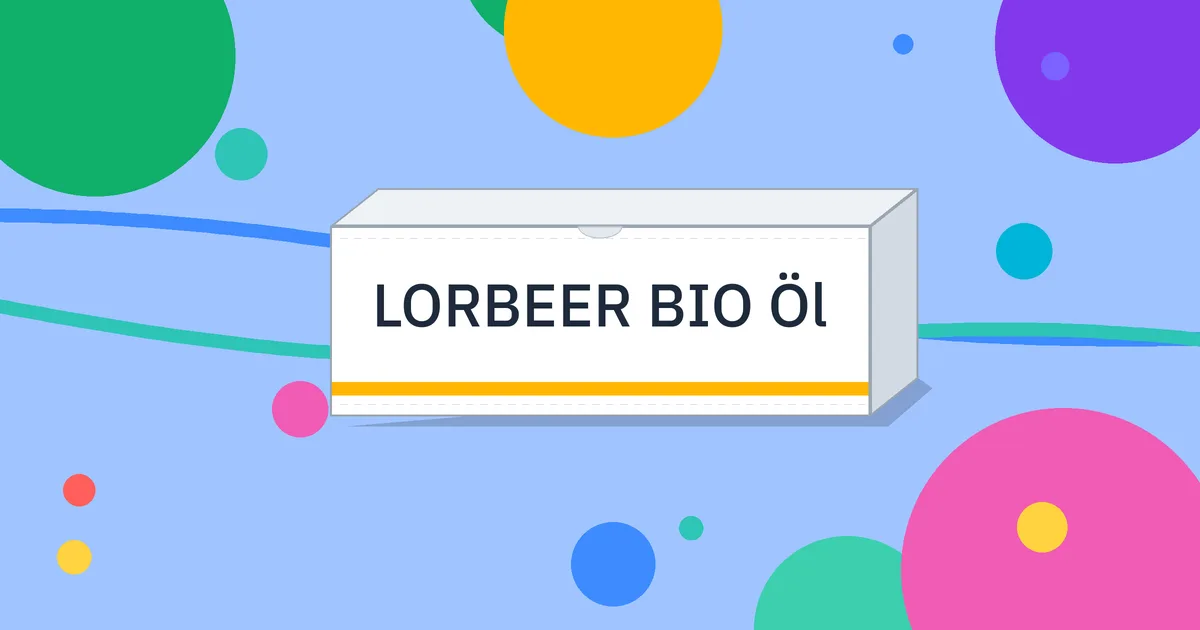 Symbolbild: Packung mit der Aufschrift LORBEER BIO Öl (PZN 14351849) – Verfügbarkeit und Bezug in Apotheken in Frankfurt am Main