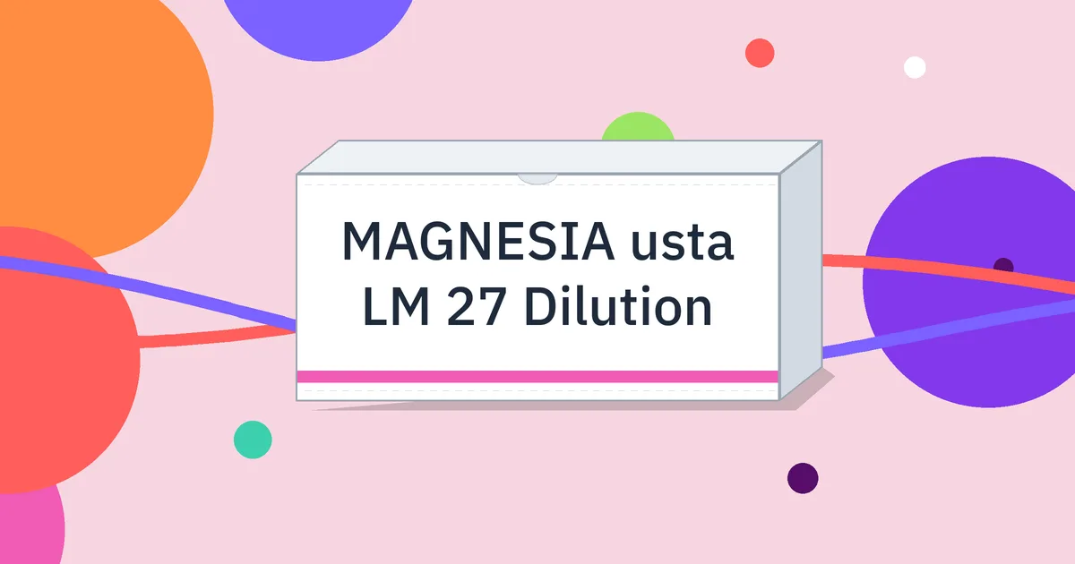 Symbolbild: Packung mit der Aufschrift MAGNESIA usta LM 27 Dilution (PZN 13539137) – Verfügbarkeit und Bezug in Apotheken in Frankfurt am Main