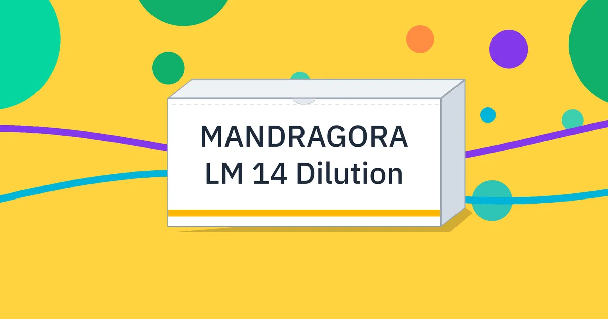 Symbolbild: Packung mit der Aufschrift MANDRAGORA LM 14 Dilution (PZN 12941908) – Verfügbarkeit und Bezug in Apotheken in Frankfurt am Main