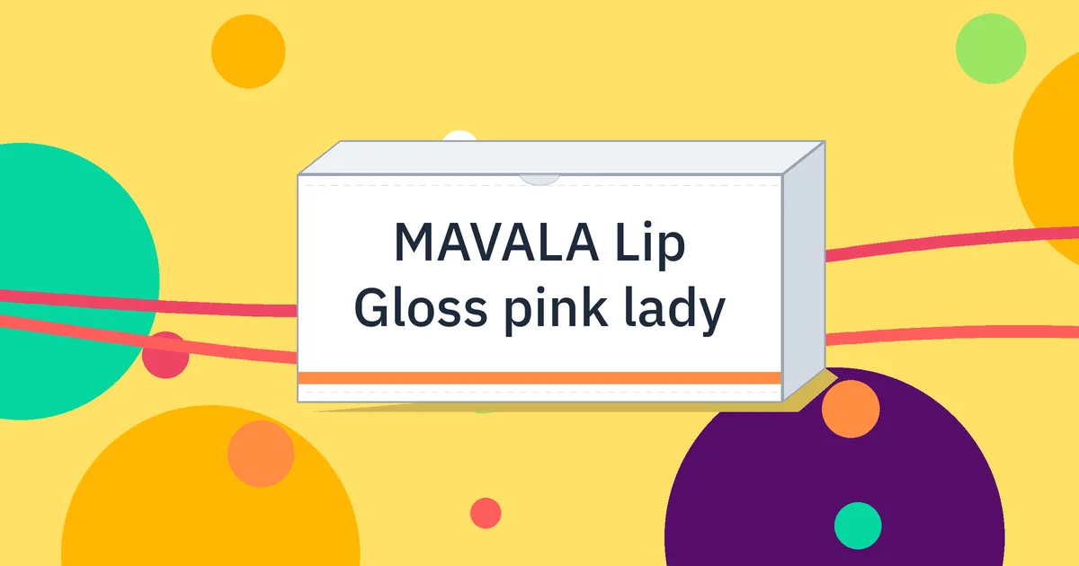 Symbolbild: Packung mit der Aufschrift MAVALA Lip Gloss pink lady (PZN 19450496) – Verfügbarkeit und Bezug in Apotheken in Frankfurt am Main