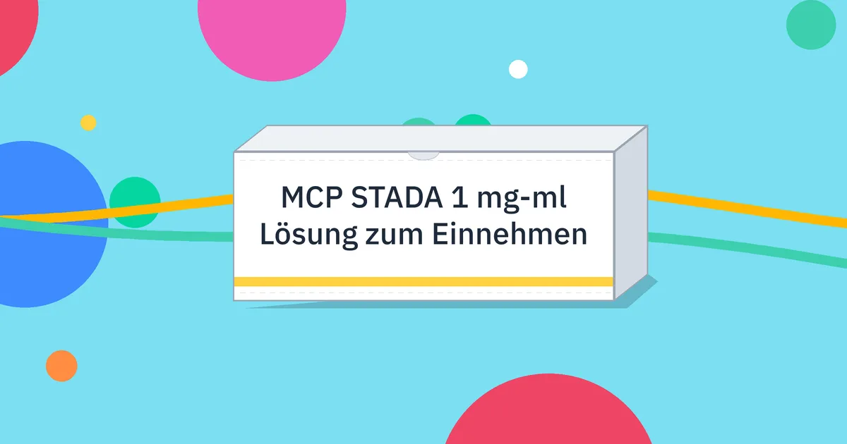Symbolbild: Packung mit der Aufschrift MCP STADA 1 mg-ml Lösung zum Einnehmen (PZN 11158000) – Verfügbarkeit und Bezug in Apotheken in Frankfurt am Main