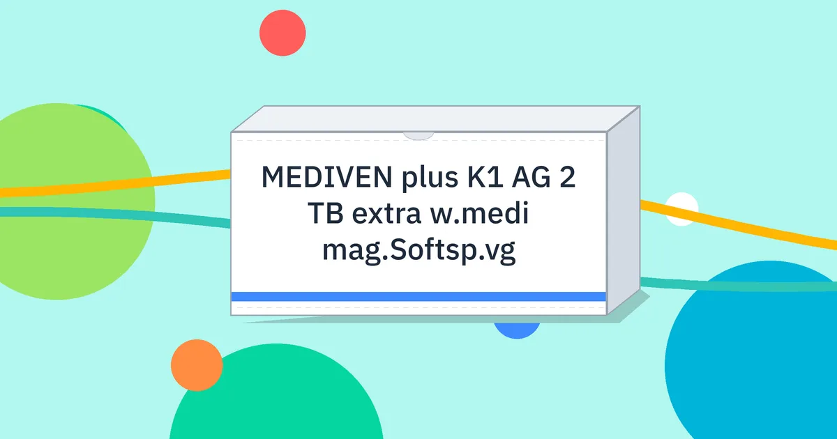 Symbolbild: Packung mit der Aufschrift MEDIVEN plus K1 AG 2 TB extra w.medi mag.Softsp.vg (PZN 15066950) – Verfügbarkeit und Bezug in Apotheken in Frankfurt am Main