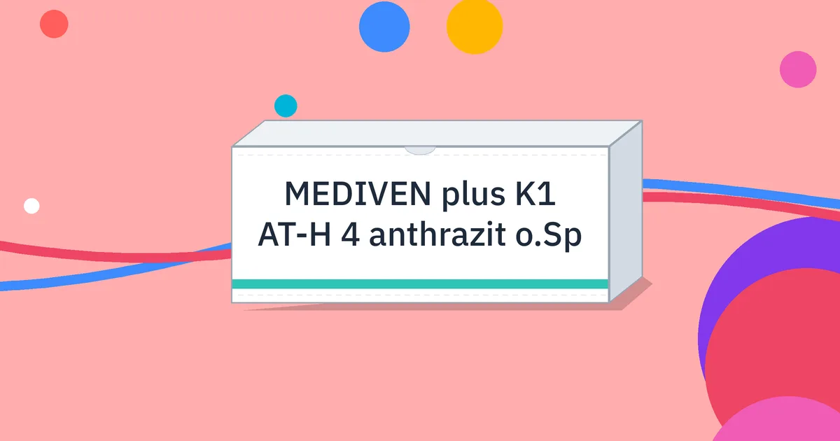 Symbolbild: Packung mit der Aufschrift MEDIVEN plus K1 AT-H 4 anthrazit o.Sp (PZN 15035375) – Verfügbarkeit und Bezug in Apotheken in Frankfurt am Main